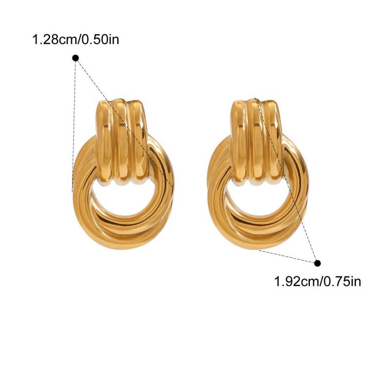 Sm [small Size] Stainless Steel Hoop Earrings :Asujewelry.com